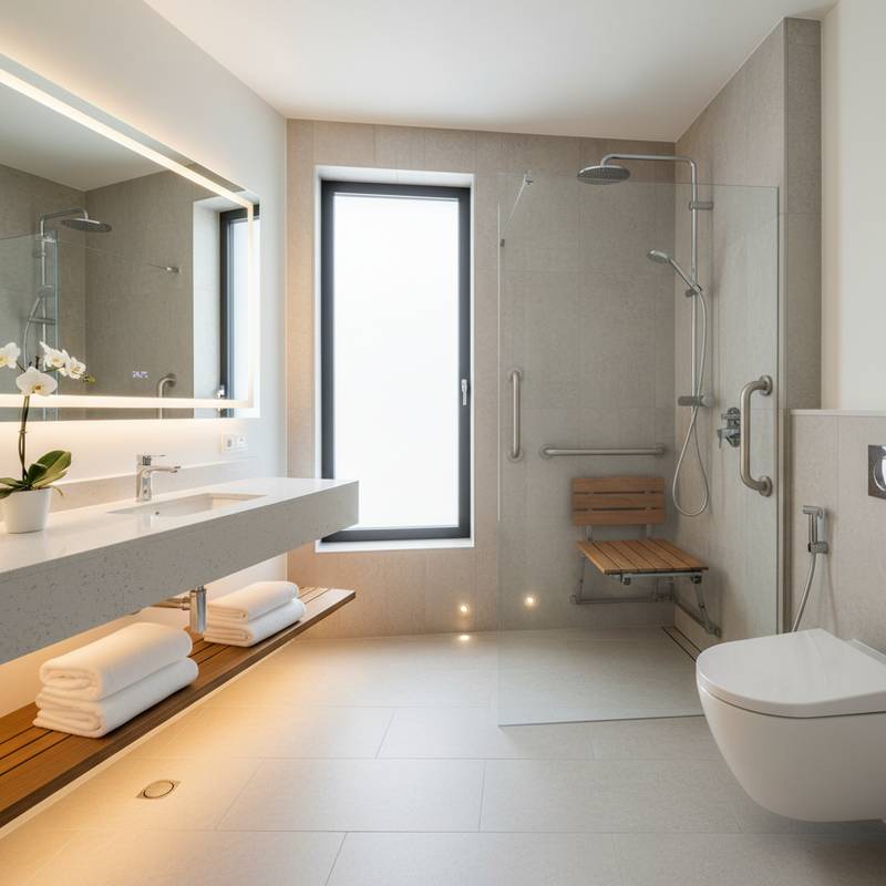 Stylish Aging-in-Place Bathroom Retrofits for Seniors | backdroppers ...